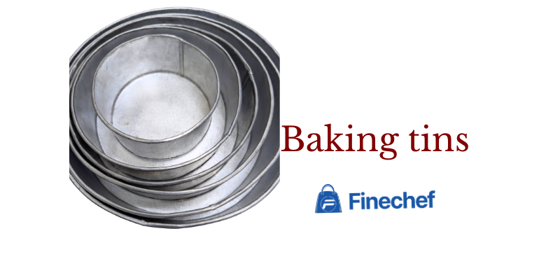 Round Shaped Cake Baking Tins, Aluminum Baking Tins Set of 6 | Finechef ...